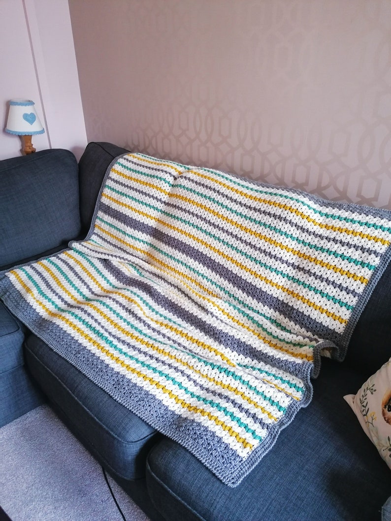 Eleri Crochet Blanket PDF Pattern. Libbycraft. - Etsy