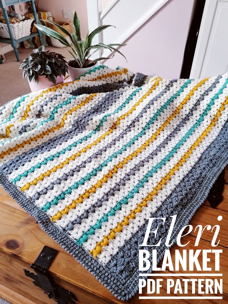 Eleri Crochet Blanket PDF Pattern. Libbycraft. - Etsy
