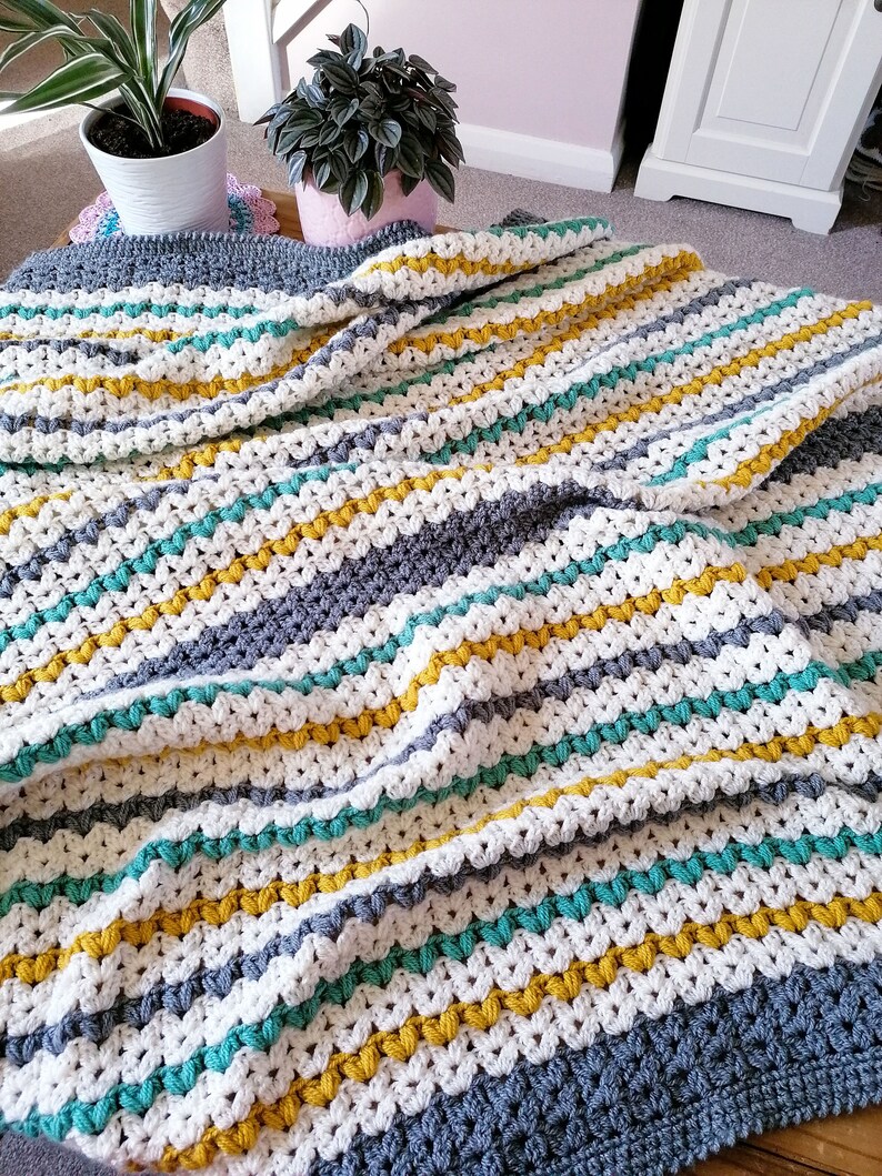 Eleri Crochet Blanket PDF Pattern. Libbycraft. - Etsy