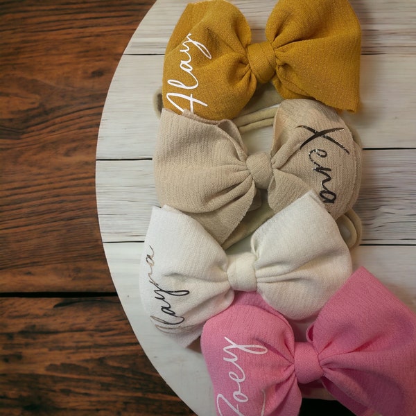 Personalized Bows - Etsy