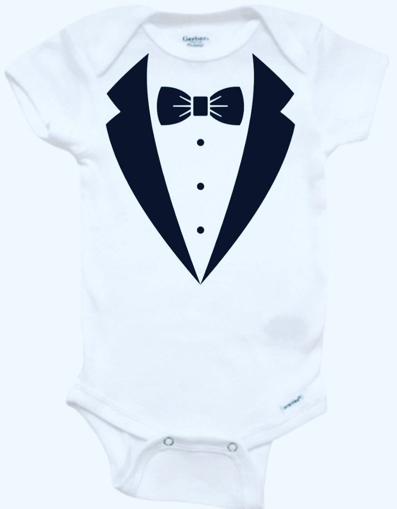 Tux for Baby Tuxedo Baby Onesie® Tuxedo Infant Tux Bodysuit - Etsy