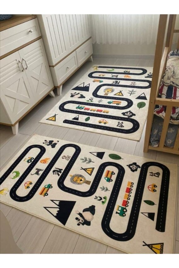 Rugs Anatolianibex Modern Area Rugs Bedroom Area Carpets for Kids Black ...