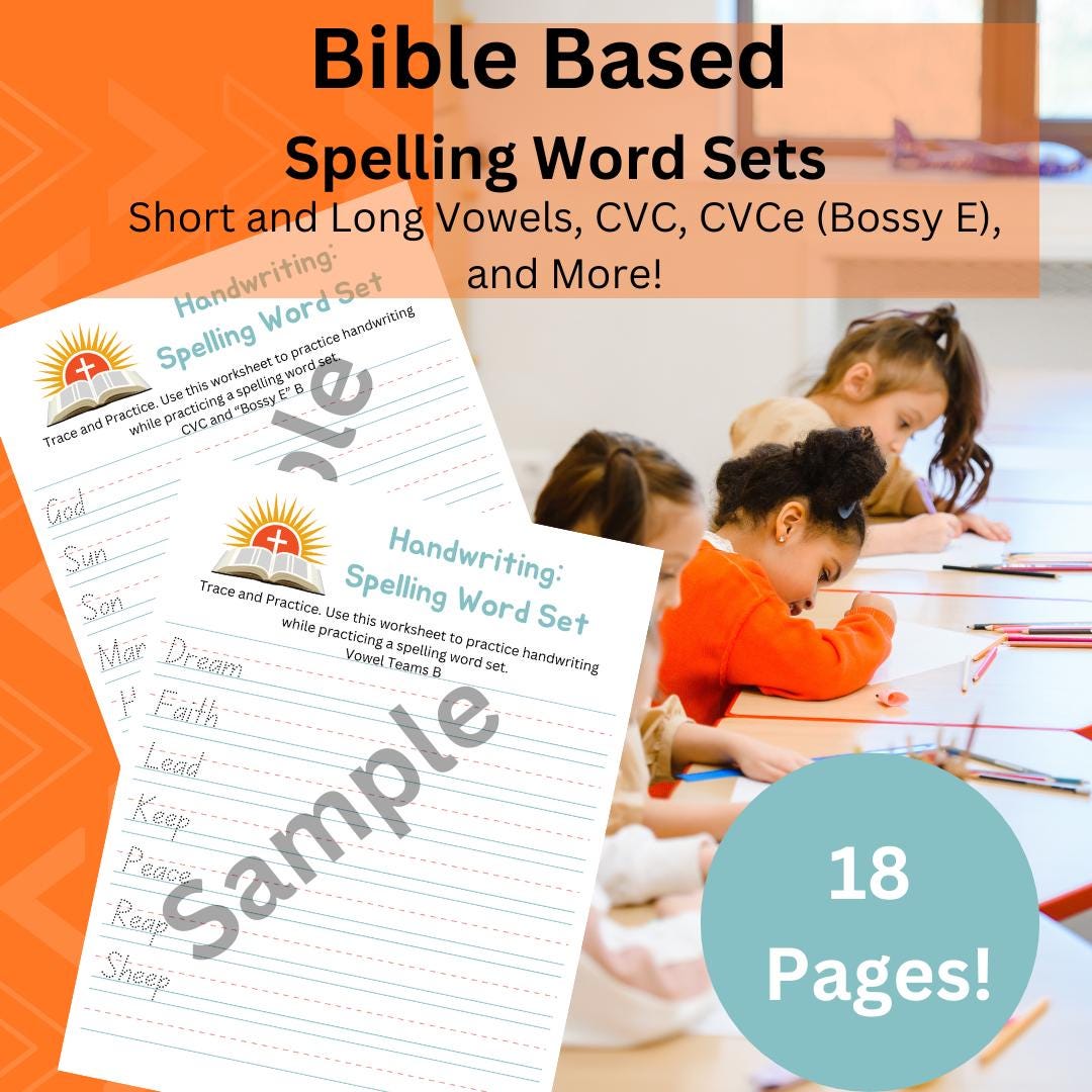 Homeschool Spelling Worksheets| Spelling Printables| Trace and Spell ...