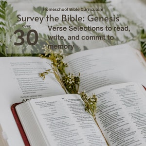 Christian Homeschool Copywork| Printable Bible Verse Bundle| Scripture ...