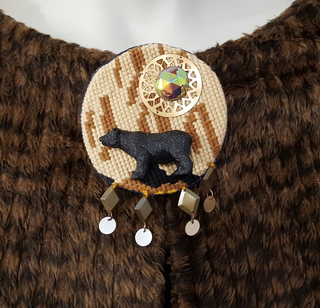 Broche " Far West ". Création unique et original fait main en France ...