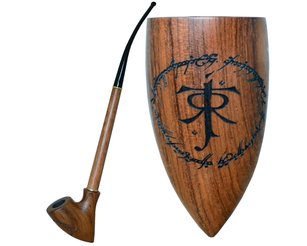 13.2 Tobacco Smoking Pipe CHURCHWARDEN Pipes 33cm Tolkien's Symbol - Etsy