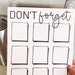 Dont Forget Printable Notepad School Counselor Tools Notes Reminders to ...