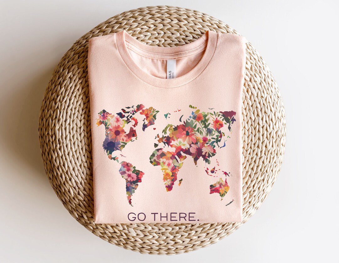 Watercolor World Map Sweatshirt, Travel Lover Gift, Wanderlust Shirt ...