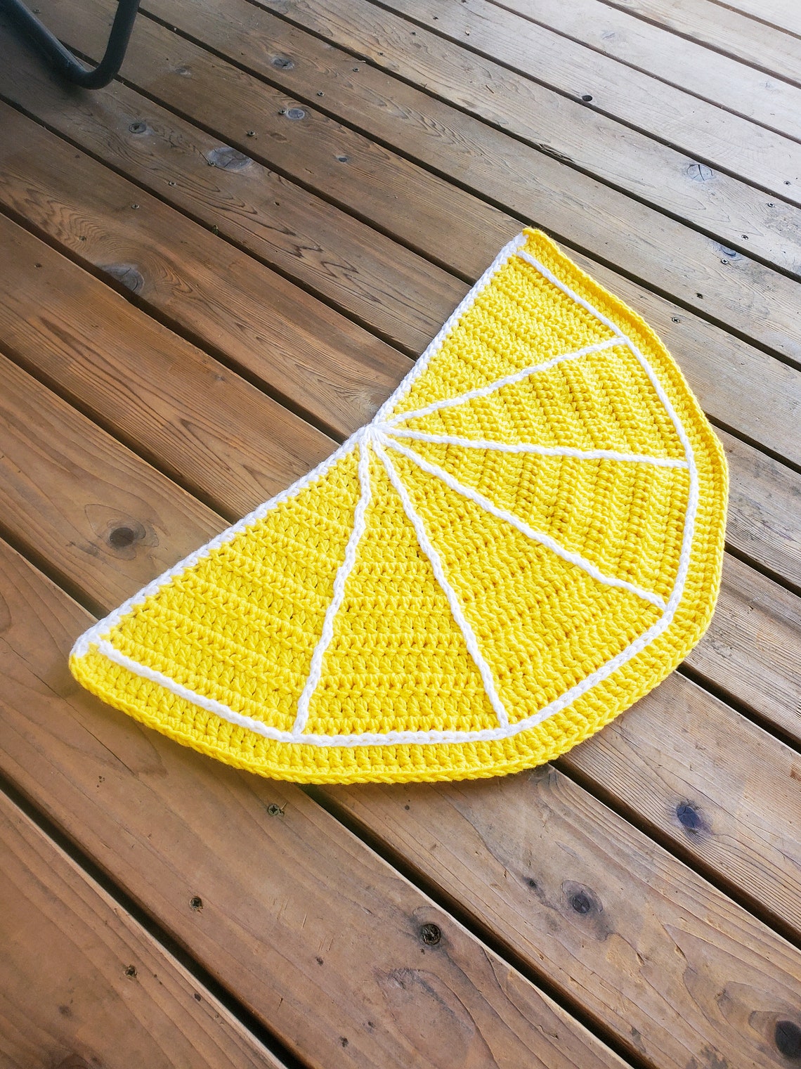 Lemon Rug Crochet Pattern Printable PDF Lemon Crochet Pattern Lemon Rug ...