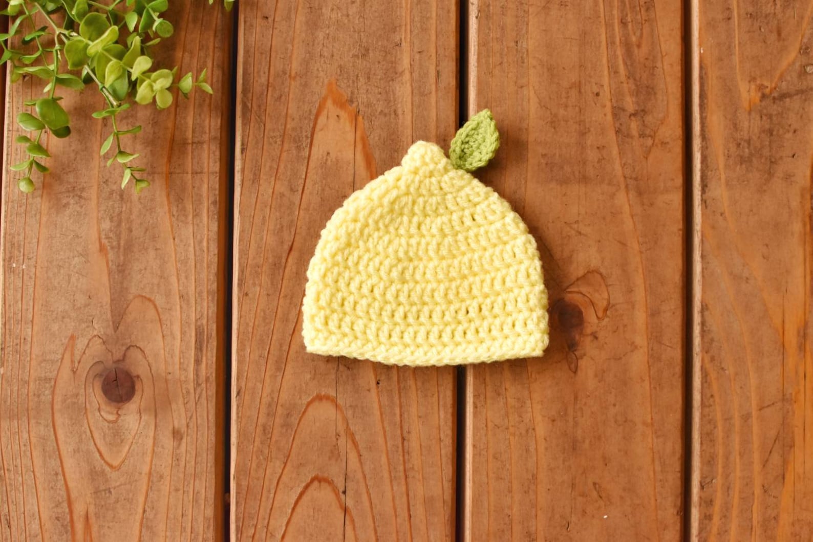 Lemon Hat Baby Lemon Hat Hand Knit Baby Hat Newborn Knit Hat - Etsy
