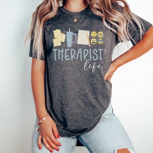 Therapist Shirt Mental Health Awareness Counselor Tshirt Psychologist ...