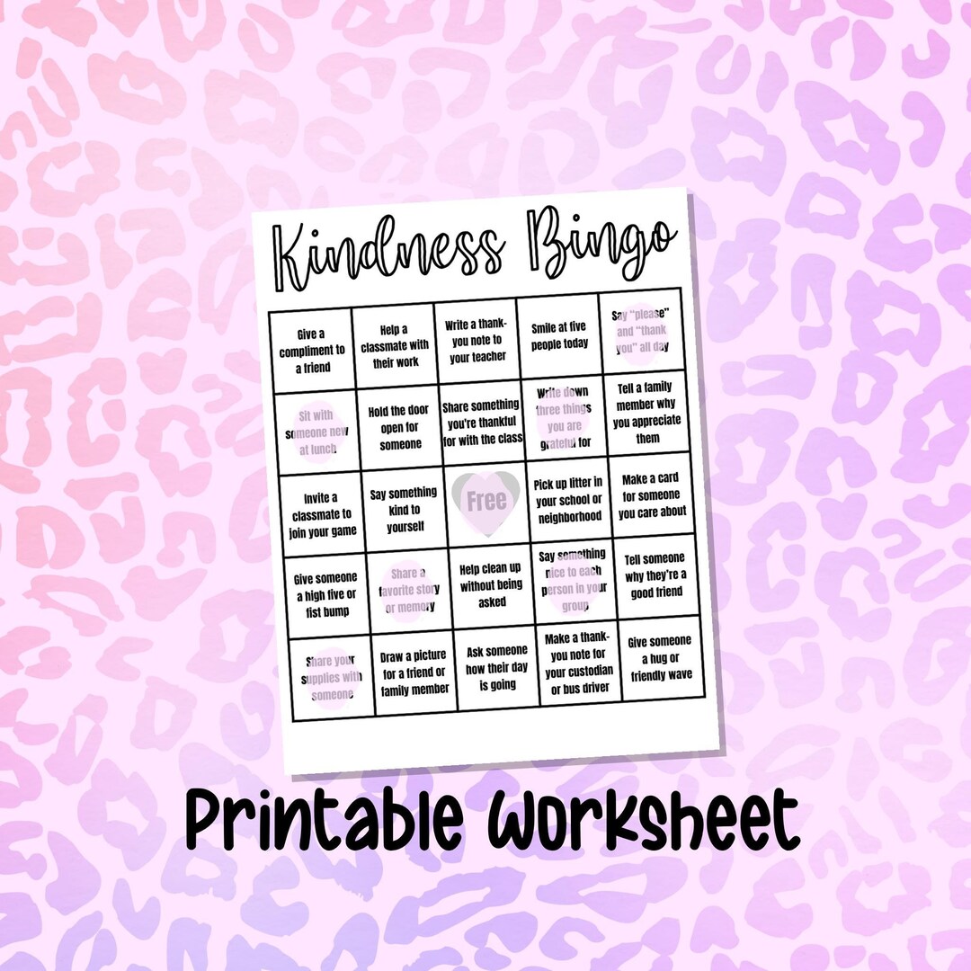 Kindness Bingo, Gratitude Activity, Classroom Bingo, Thanksgiving Fun ...