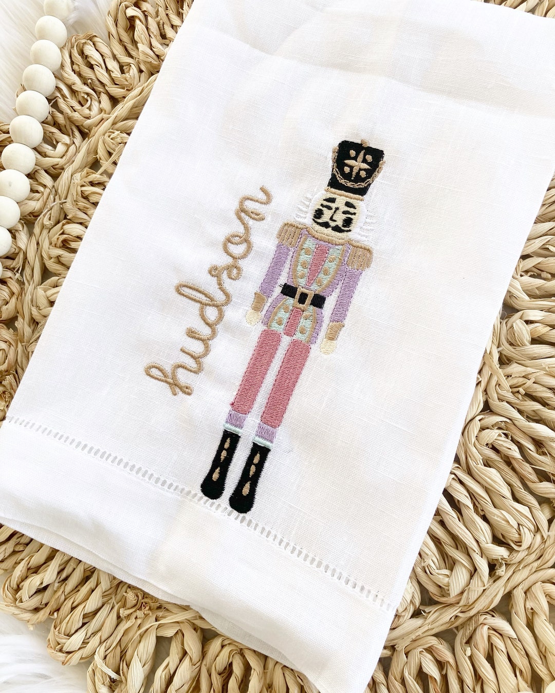 Nutcracker Hand Towel, Christmas Towel, Personalized Towel - Etsy