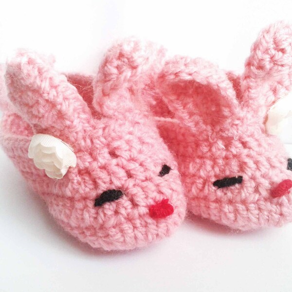 Baby Bunny Slippers - Etsy