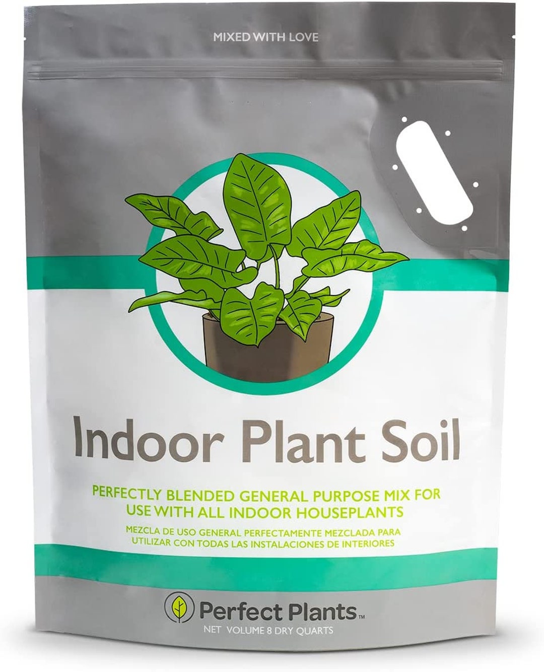 Perfect Plants Indoor Plant Soil 8qt | Perfectly Balanced Potting Mix ...