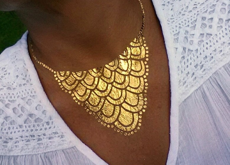 Gypsy Jewelry Gypsy Necklace Gypsy Coin Necklace Gold GYPSY - Etsy