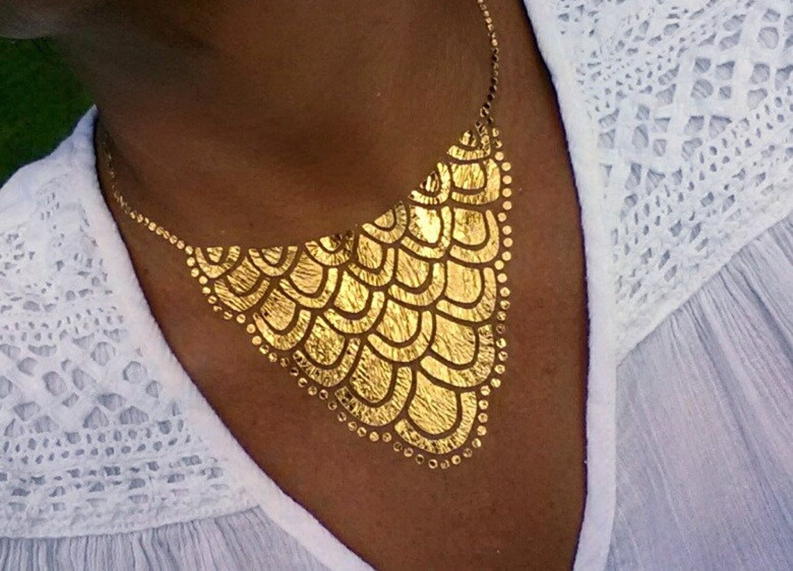 Boho Jewelry, Boho Gold Necklace, Gold Boho Bracelets, Bohemian Jewelry ...