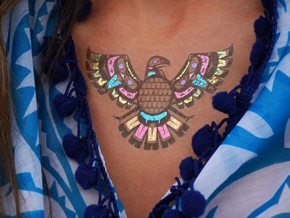 Aztec Bird Tattoos