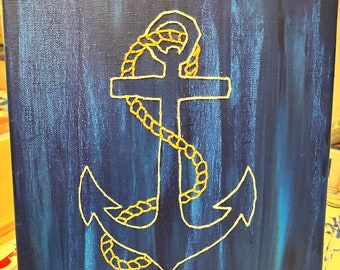 Embroidered Anchor - Etsy