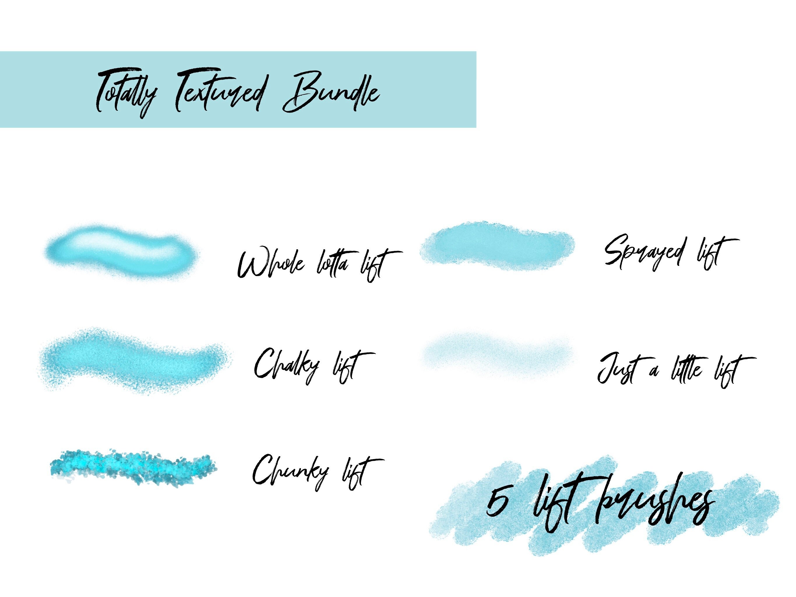 Totally Textured Procreate Texture Brush Bundle || Bonus: Procreate ...