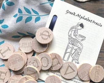 Greek Alphabet Oracle Dice - Etsy