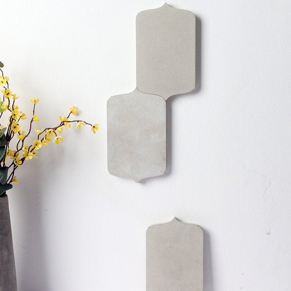 Hexagon Concrete Tiles Molds Silicone Cement Brick Wall Molds TV ...