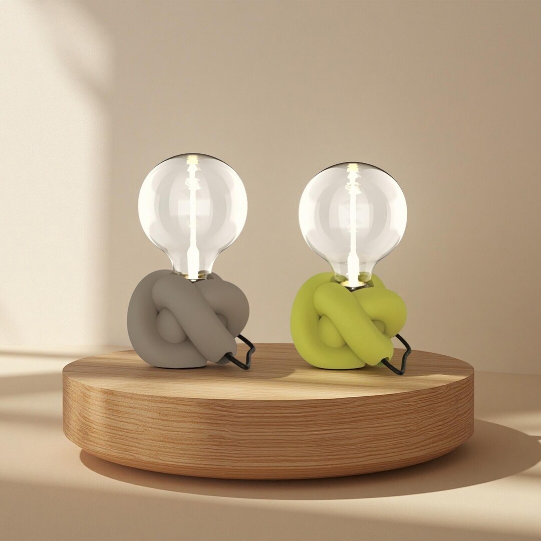 Silicone Lampshade Mold: Nordic Concrete Lamp Holder (E27 Bulb Opening ...