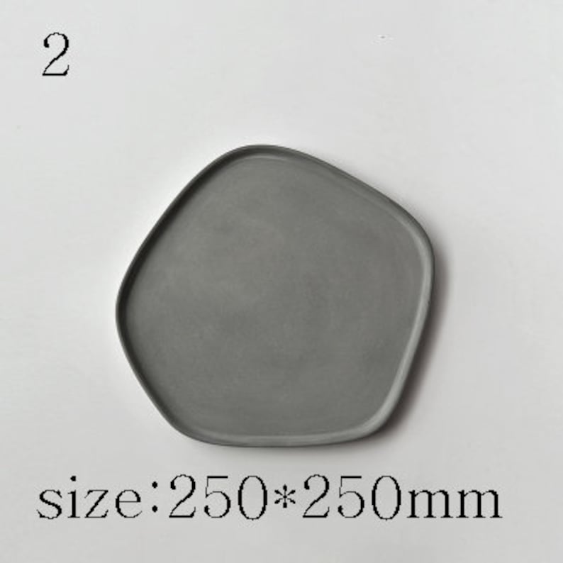 Cement scallop plate fruit plate silicone mold concrete | Etsy