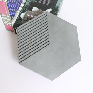 Hexagon Concrete Tiles Molds Silicone Cement Brick Wall Molds TV ...