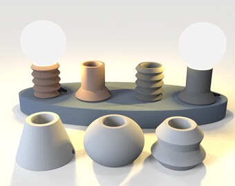 Concrete Lamp Silicone Mold - Etsy