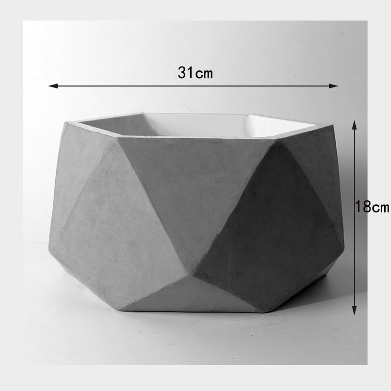 Large Concrete Planter Molds Silicone Flower Pot Molds Garden - Etsy UK