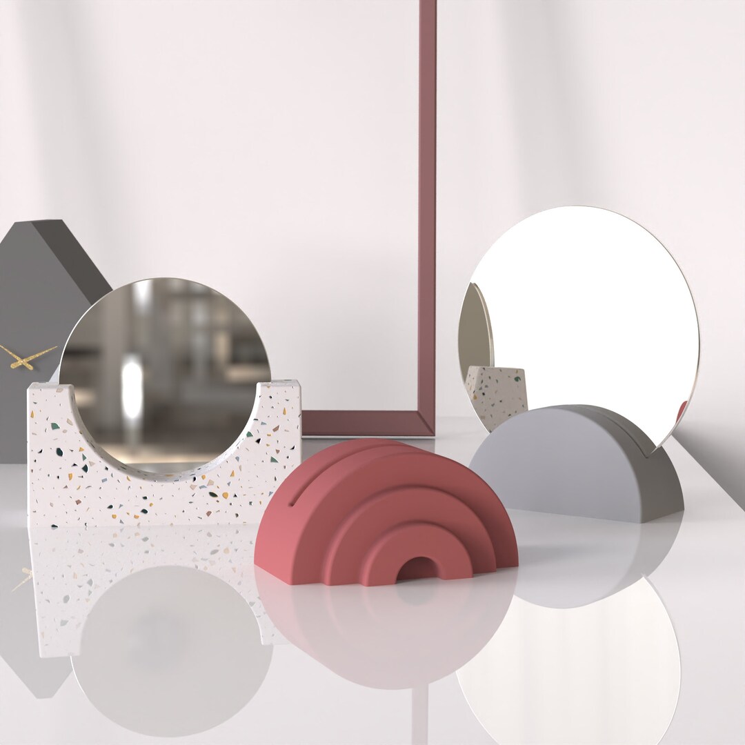 Cement Mirror Holder Mold: Creative Home Decor Silicone Mold - Etsy