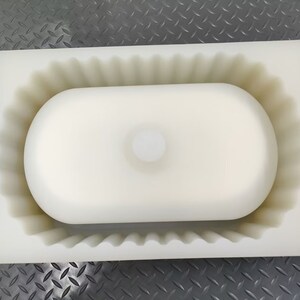 Creative Striped Wash Basin Mold Sink Silicone Mold Concrete Mold ...