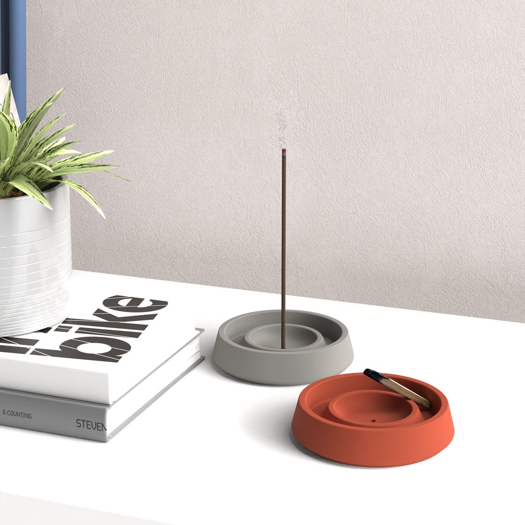 Cement Incense Insert Silicone Mold Indoor Incense Insert Concrete Mold ...