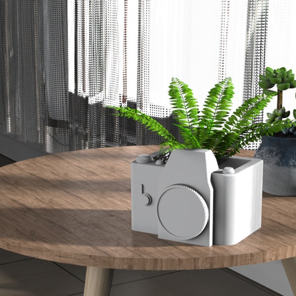Camera Flower Pot - Etsy