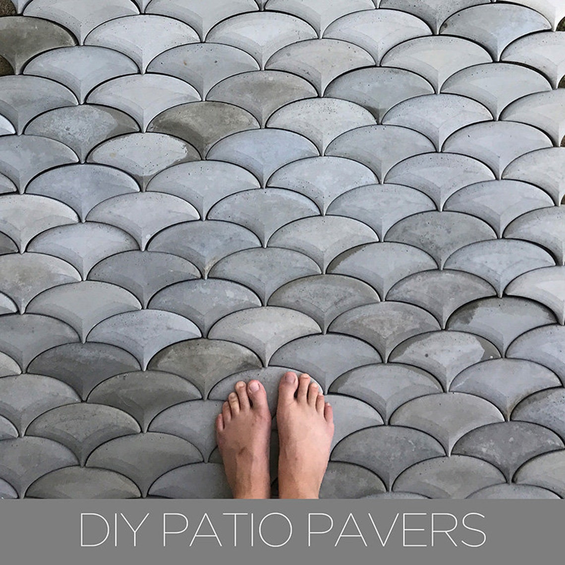 Patio Pavers Silicone Molds Concrete Stepping Stone Mold - Etsy Australia