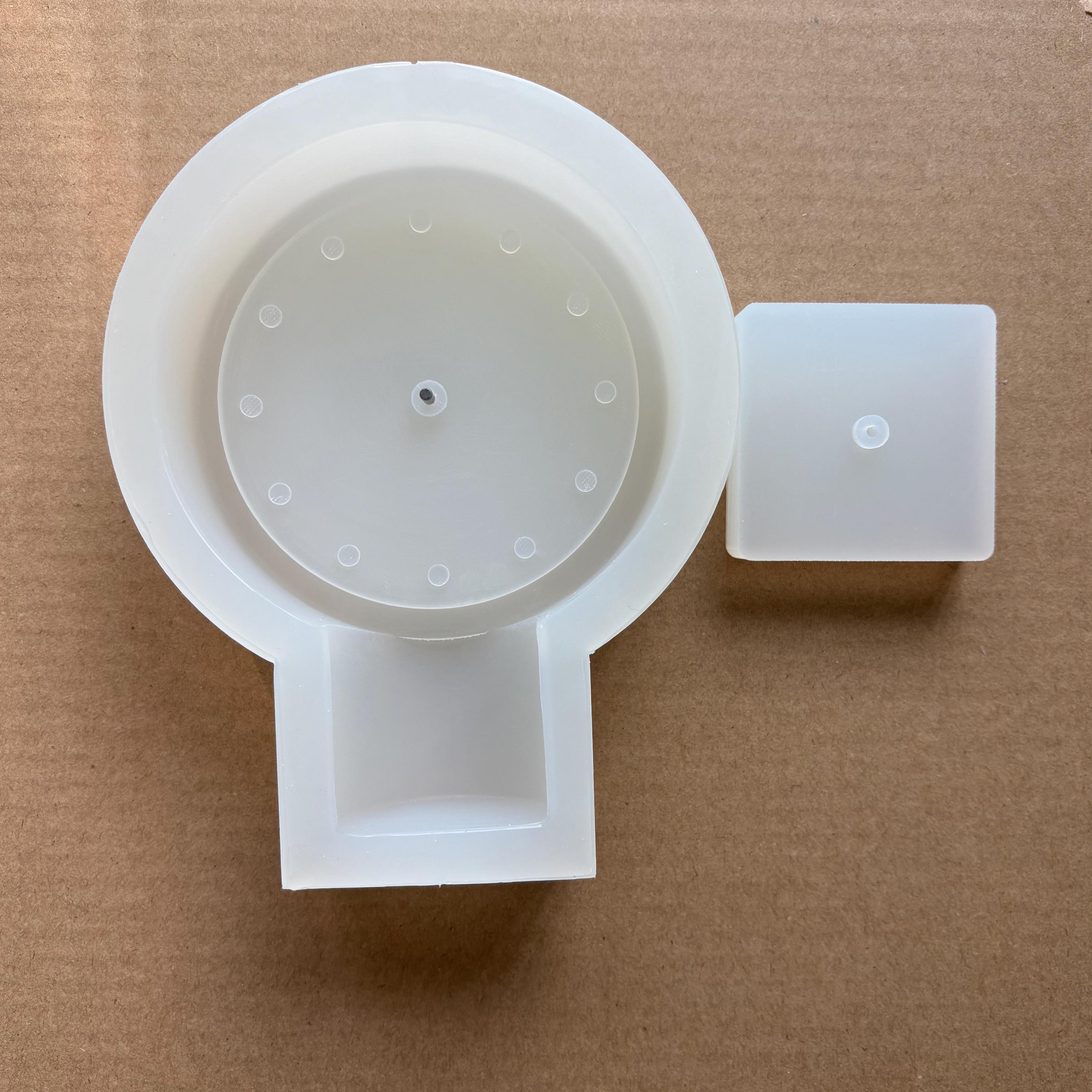 Silicone Clock Mold: DIY Resin & Cement Crafting - Desktop Decor - Etsy