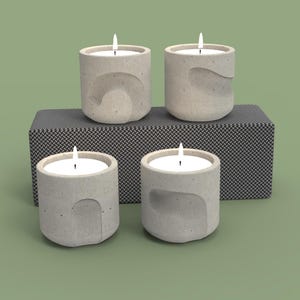 Graffiti Style Silicone Candle Cup Mold: Concrete Candle Jar Maker - Etsy
