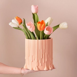 Nodic Style Candle Pattern Cement Planter Flower Pot Mold Potted Green ...