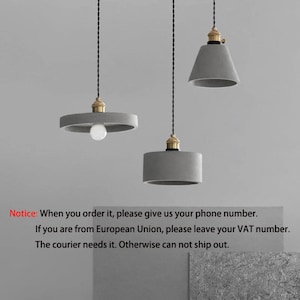 Pendant Lamp Shade Silicone Mold Concrete Lampshade Molds DIY Home ...