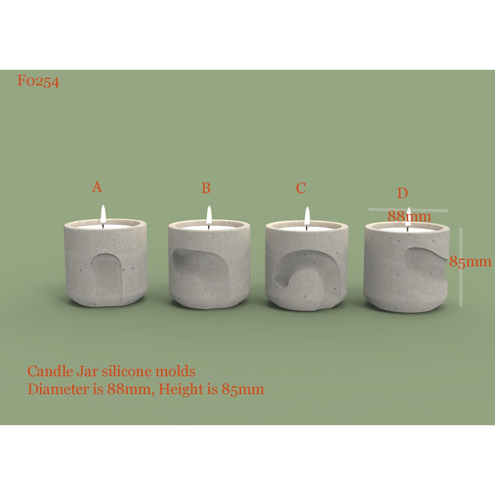 Graffiti Style Silicone Candle Cup Mold: Concrete Candle Jar Maker - Etsy