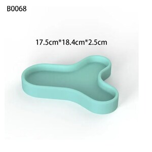 Concrete Tray Mold Irregular Shape Resin Cement Concrete Plaster ...