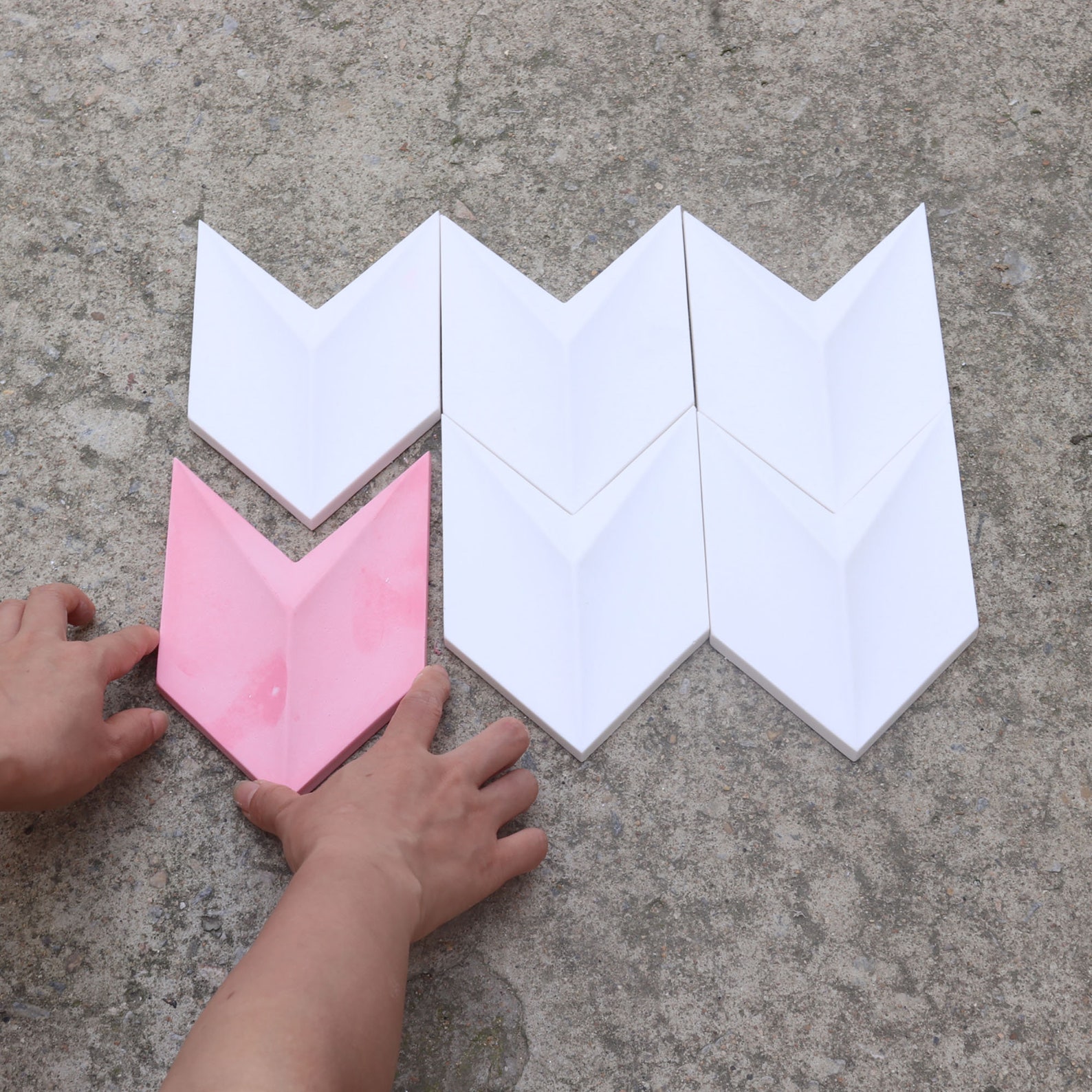 Wall Tile Molds Silicone Brick Molds DIY Home Furniture Molds Concrete ...