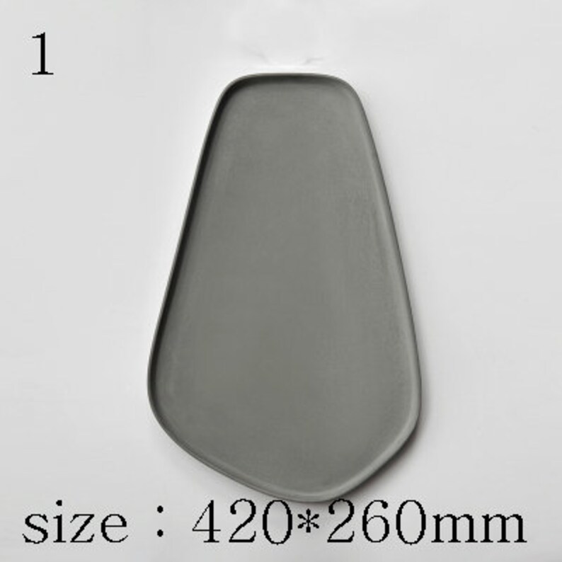 Cement scallop plate fruit plate silicone mold concrete | Etsy