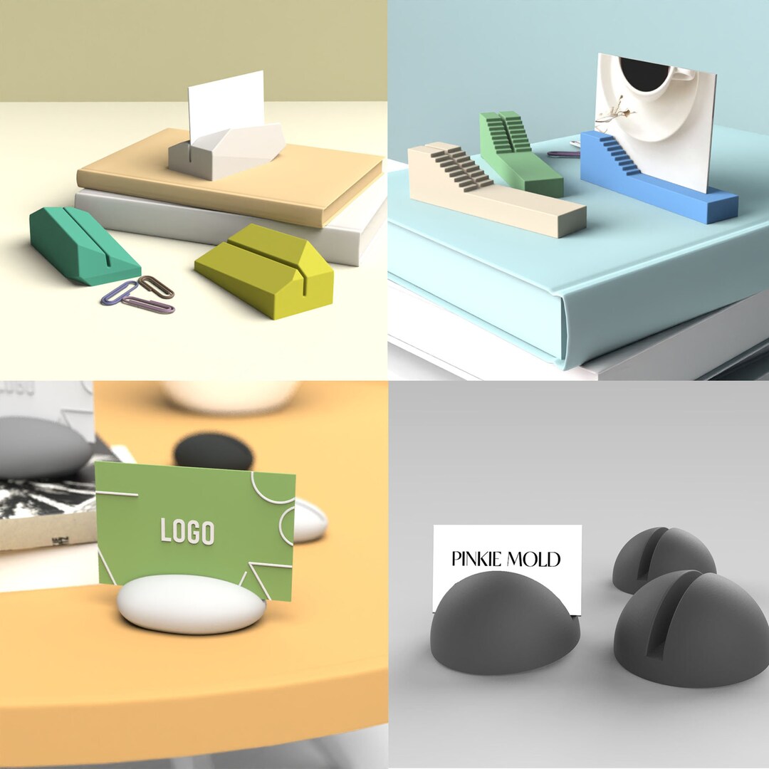 Creative Modeling Cement Mold Business Card Holder Silicone Mold ...