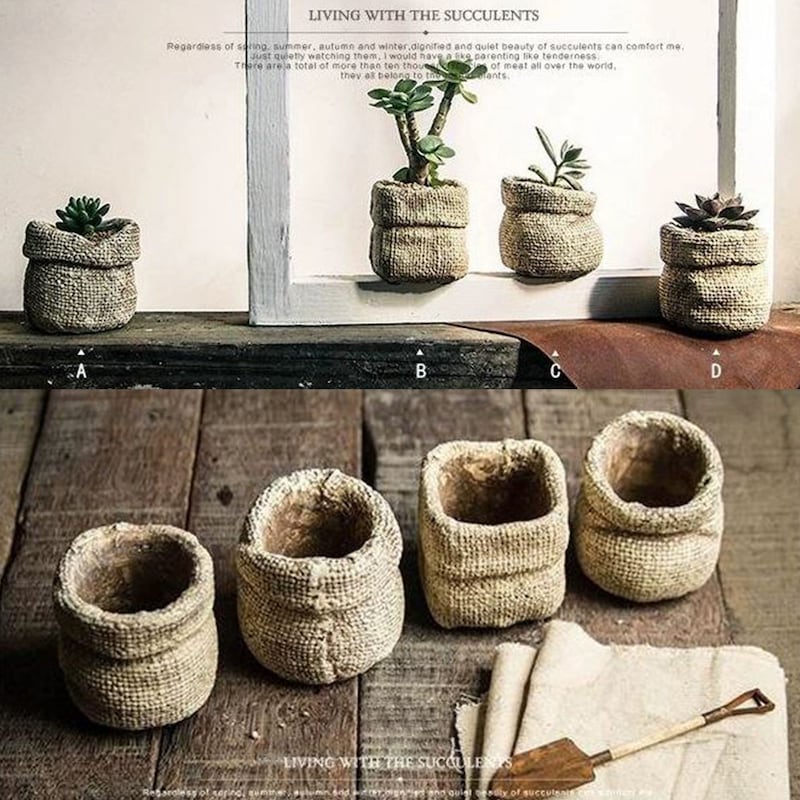 Linen Plant Pots - Etsy