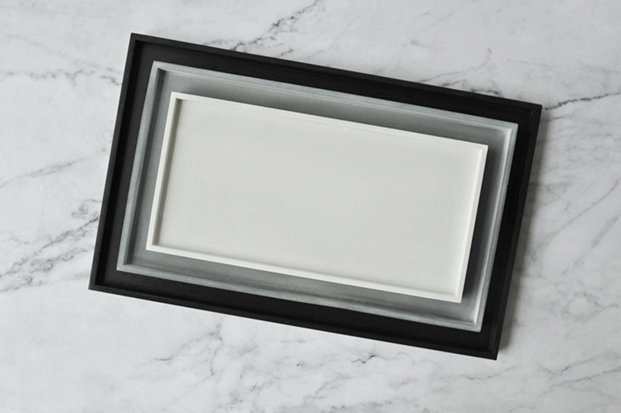 Concrete Rectangle Coaster Molds Silicone Tray Molds Cement | Etsy UK