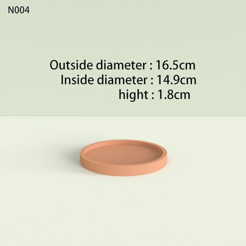 Multi Size Concrete Round Tray Molds Cement Round Coaster Mold - Etsy