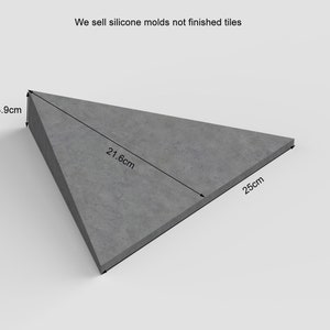 Triangle Cement Wall Brick Molds Concrete Plaster Background Decorative ...