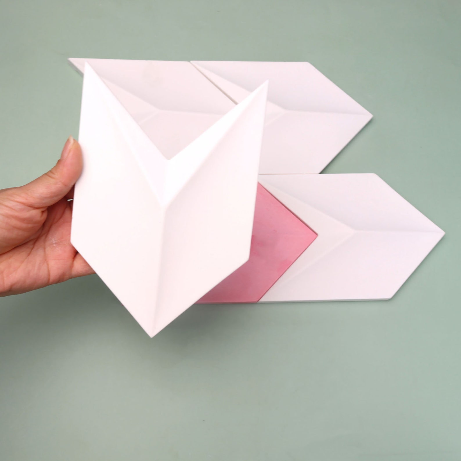 Wall Tile Molds Silicone Brick Molds DIY Home Furniture Molds Concrete ...